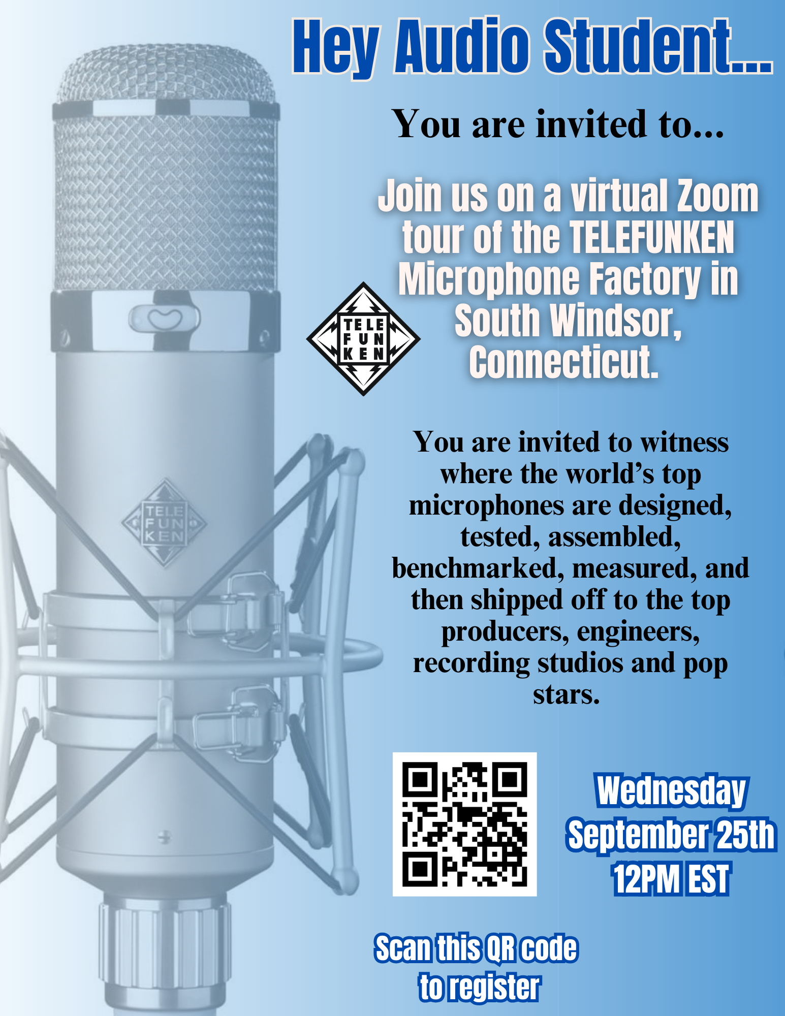 Virtual Telefunken Microphone Factory Tour | TSDCA